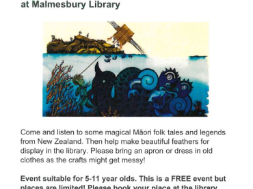 Malmesbury Town Council - Maori Stories & Crafts at Malmesbury Library ...